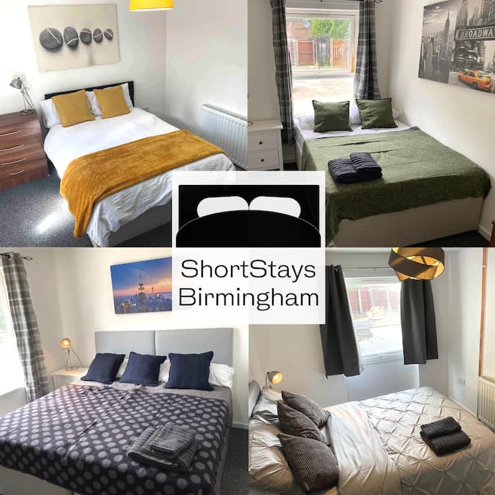 Peaky Bungers Central Bungalow 11 Bed Free Parking - Solihull