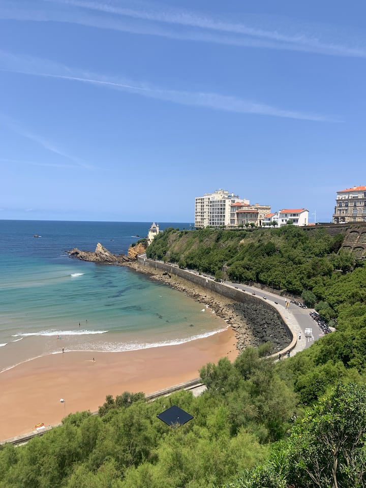 T2 Dernier éTage Au Calme. Halles/côte Des Basques - Biarritz