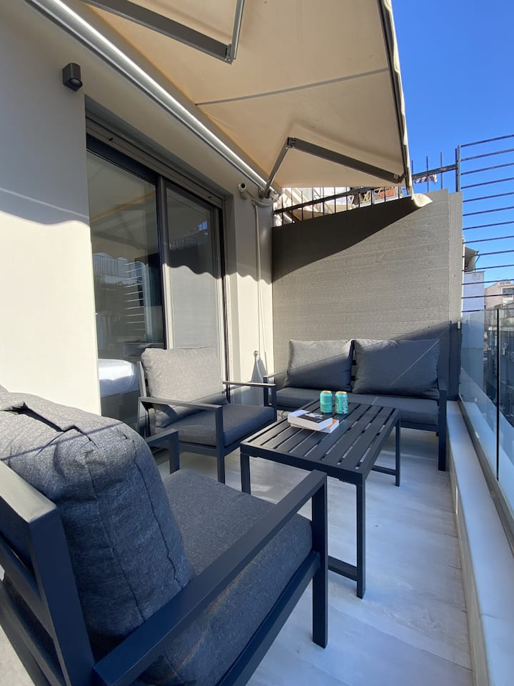 Modern 4th Floor Studio | Syntagma Sq. | Balcony - Atenas