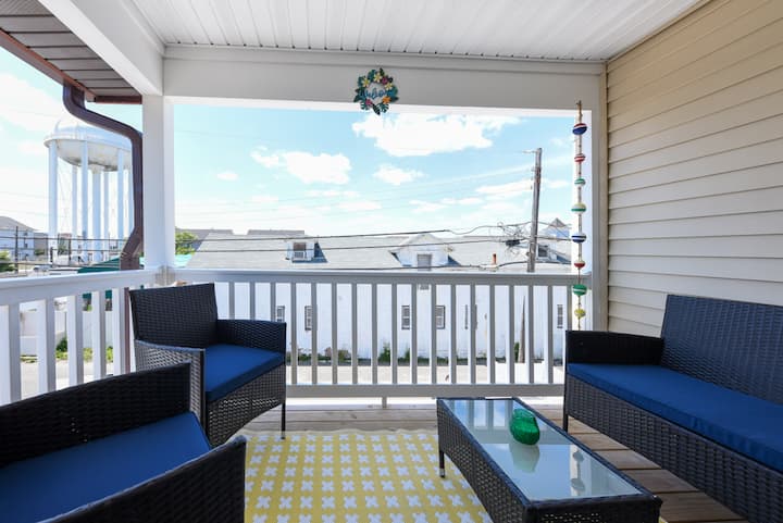 Beach Access + Balcony |+ Cozy Ocean City Stay - Ocean City, NJ