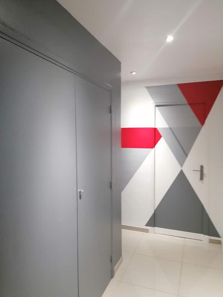 Chambre, Terrasse, Parking, Mer - Villeneuve-Loubet