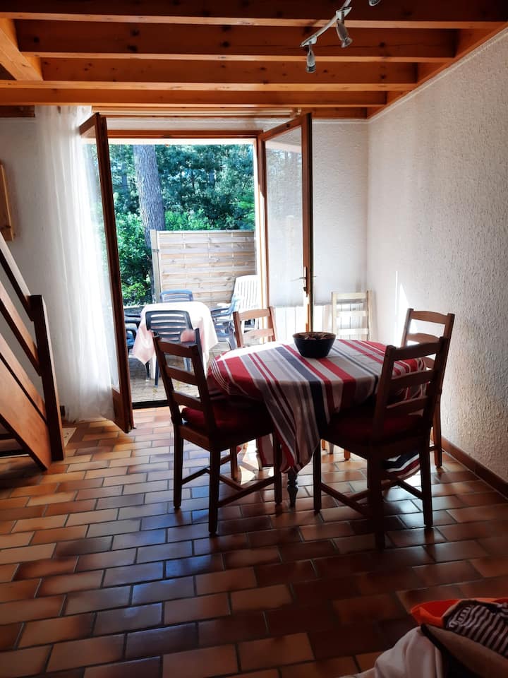 Maison D'été Familiale, Piscine Dans La Résidence - Lacanau