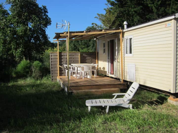 Bungalow En Pleine Nature Avec Piscine Partagée - Le Boulou