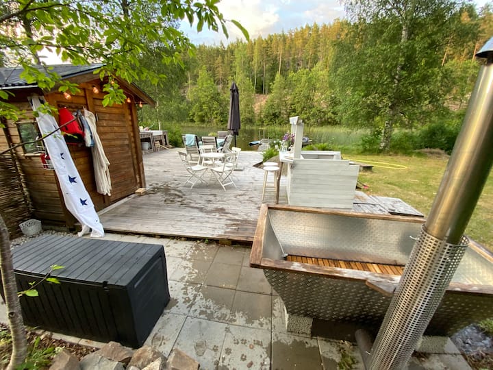 Lakeside House With Sauna, Outdor Kitchen/hot Tub! - Kisa