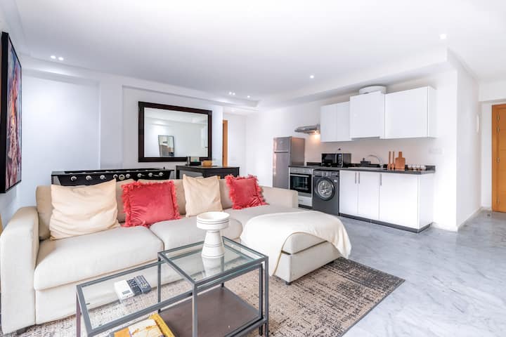 Escapade à Gueliz: Moderne, Central Avec Baby-foot - Marrakech