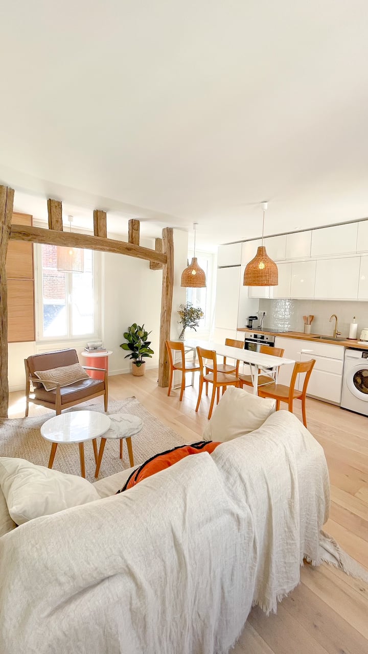 Casa Mer : Bel Appartement à 2 Min De La Plage - Trouville-sur-Mer