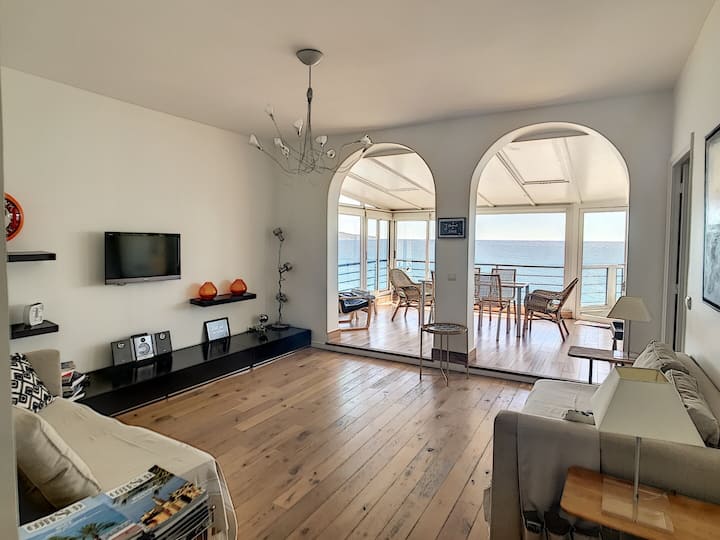 Vue Panoramique Mer Appartement 3 Pièces - Nice