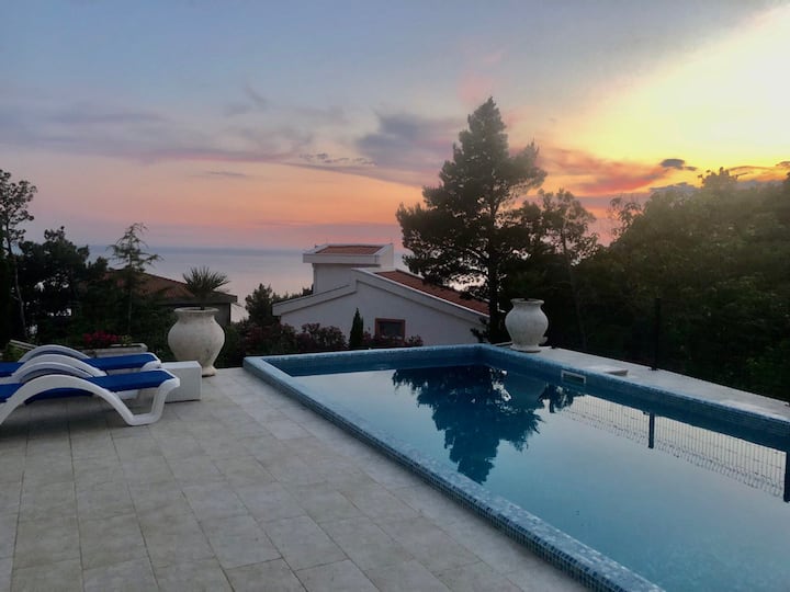 Villa Agnes с видом на море и в 10 мин. от пляжа - Monténégro