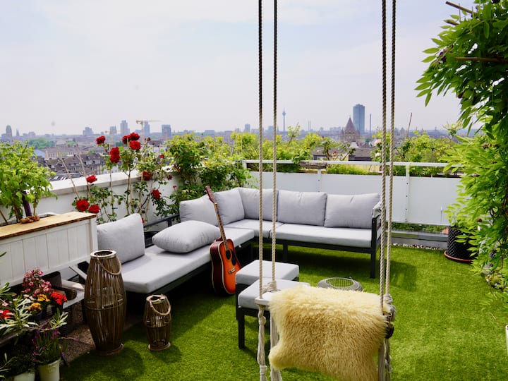 Luxuspenthouse Mit City Blick, Klima, Sauna - Düsseldorf