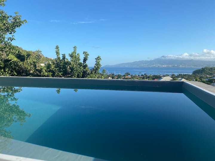Caraïbes Ocean View Logement Océan +Piscine Privee - Les Anses-d'Arlet