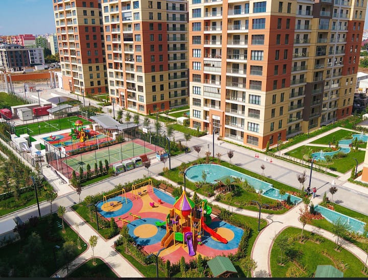 Lovely 2br Unit W/indoor Pool, Gym, And Parking - İstanbul