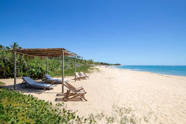 Charming 2 Suites Beach-front House In Itapororoca - Trancoso