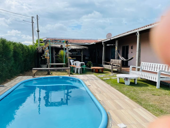 Casa Particular C/piscina, 3 Quartos E Climatizada - São Miguel do Gostoso