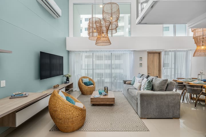 🤩Unique✨spacious ✨2bedroom/3bath - Cartagena