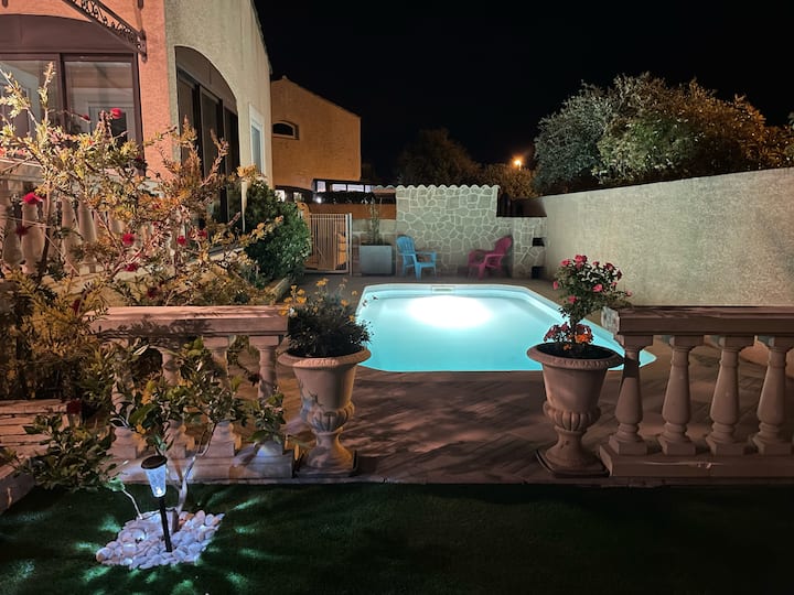 Villa Avec Piscine + Clim 15 Mn De La Mer - Saint-Laurent-d’Aigouze