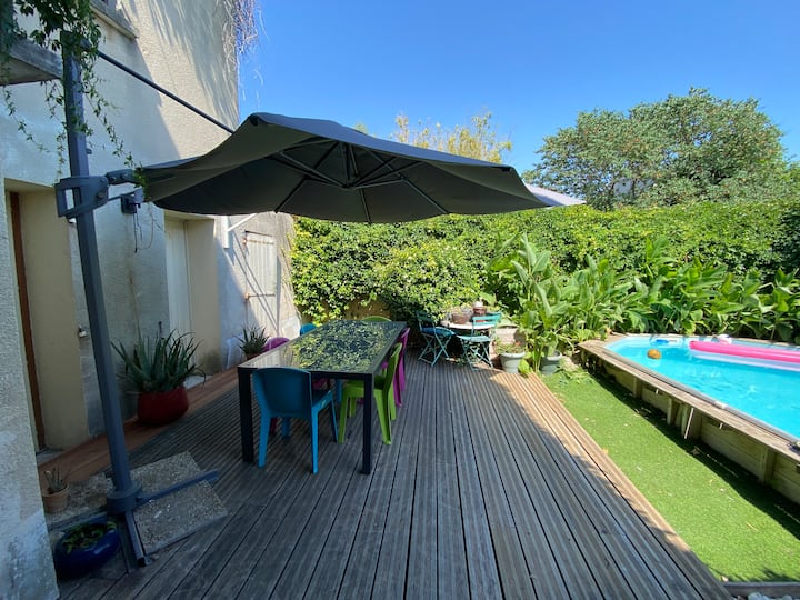 Chambre D'hôte Verte Jardin Piscine Et Barbecue - Montpellier