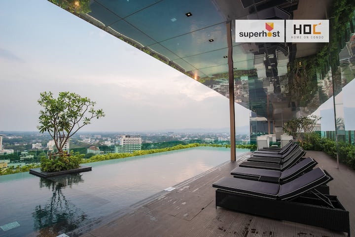 Modern 2-bedroom Condo With Pool - Thành phố Chiang Mai