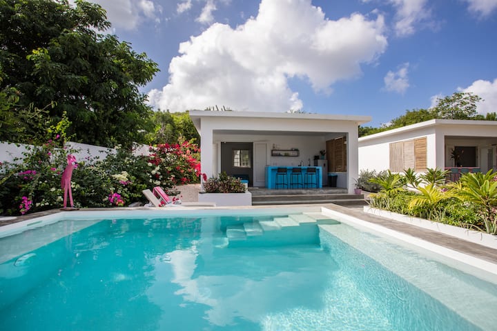 Outdoor Apartment Blue | Outdoor Kitchen | Pool - Curaçao