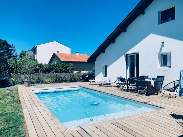 Villa De Charme Avec Piscine Chauffée Proche Océan - Tarnos