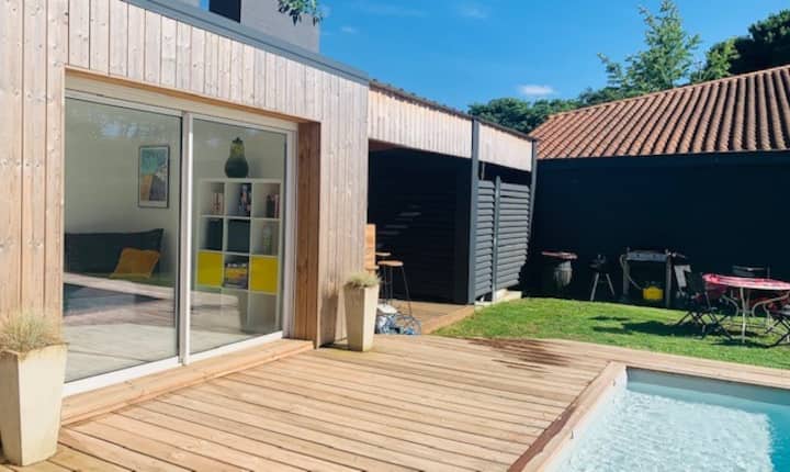 Appart Neuf Pour 4, Piscine Chauffée à 2mn L'océan - Labenne