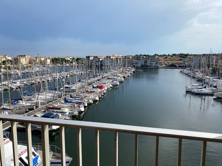 T3 Lumineux Avec Magnifique Vue Port - Gruissan