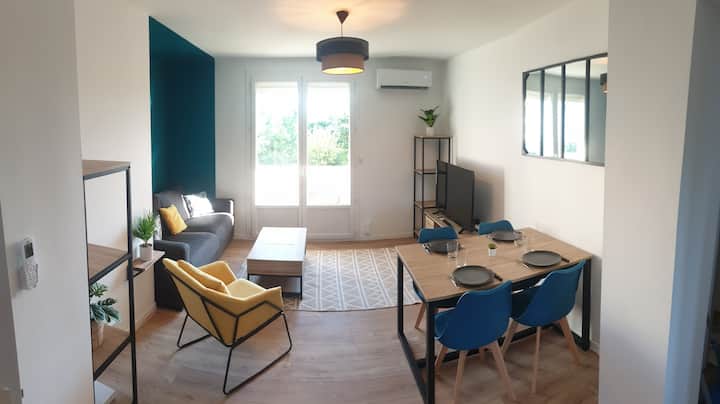 T4 Fibre, Climatisation Et Parking - Montpellier