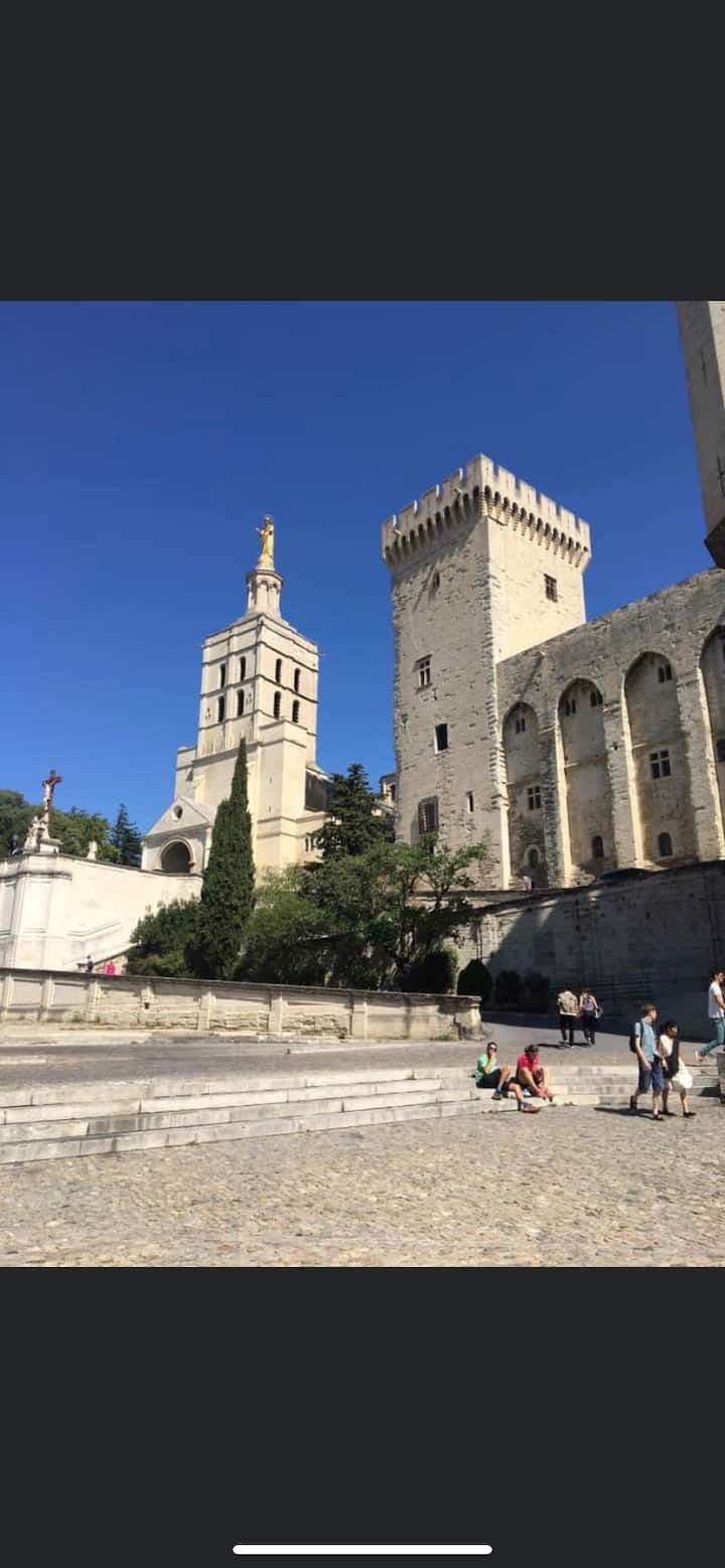 Studio Avec Terrasse Et Parking Idéalement Situé - Villeneuve-lès-Avignon