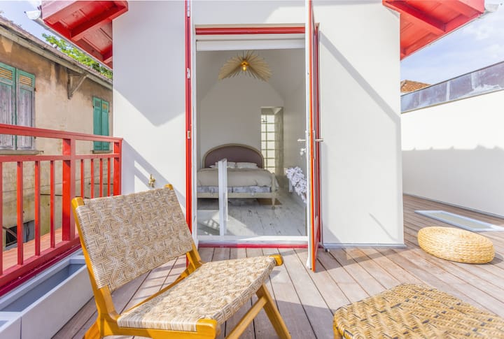 Villagigi Maison De Plage En Plein Cœur D'arcachon - 아흑꺄숑