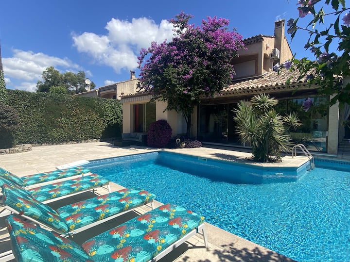 Proximité Mer 10 Minutes à Pieds Villa Familiale - Antibes