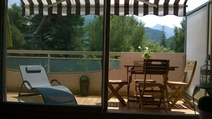 Très Beau T2, Garage, 35 Km Mer, 5 Min Cv D'amelie - Amélie-les-Bains-Palalda