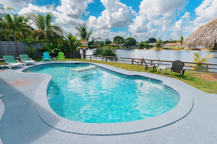 The Sunset Dream | Villa Pool Lake For Families - Fort Lauderdale