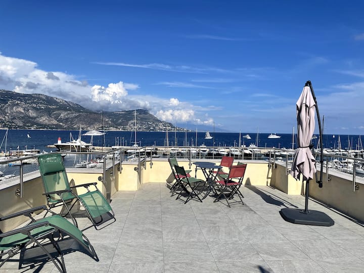 3p Avec Toit-terrasse Vue Mer, Clim, Wifi, Parking - Saint-Jean-Cap-Ferrat