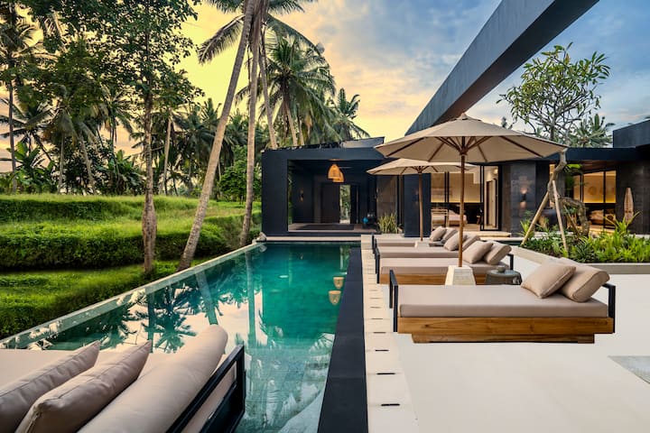 *NEW* 5BR Paradise Infinity Pool Villa Ubud Center - Villas à louer à ...
