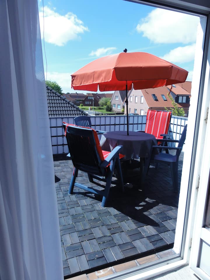 Norrdeich, Dachterrasse, Wlan, Nähe Ocean Wave - Norden