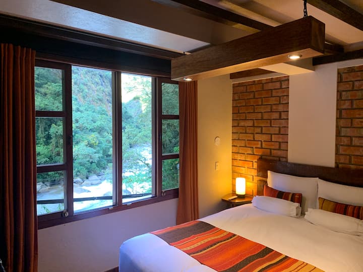 Panorama B&b - Lit Queen - Vue Sur Rivière - Aguas Calientes