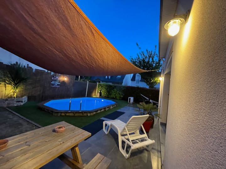 Chambre Privée Dans 1 Agréable Maison Avec Piscine - Vannes