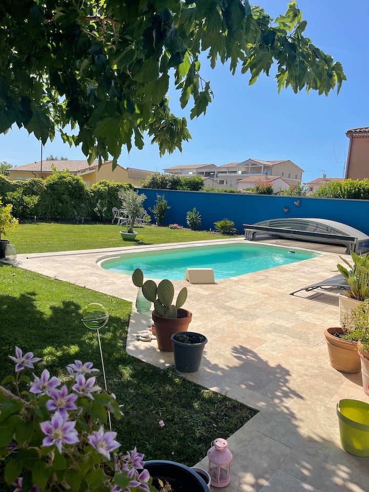 Jolie Maison Avec Piscine Entre Vercors Et Ardèche - Valence