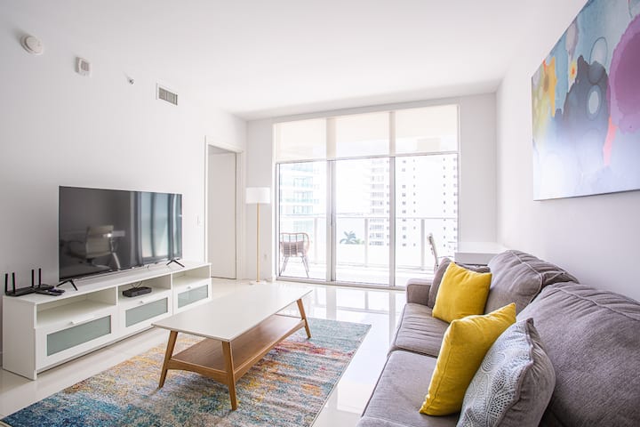 Brickell 1br Monthly Stay | Bay View + Parking - Miami