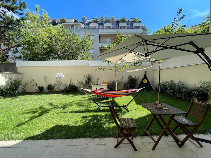 3 Rooms/garden/parking/paris Metro Liberté Ligne 8 - Charenton-le-Pont