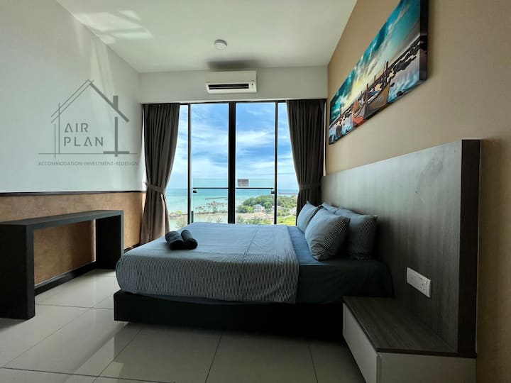 Pd Seaview & Sunset Suite [Smart Tv] (Up To 6 Pax) - Port Dickson