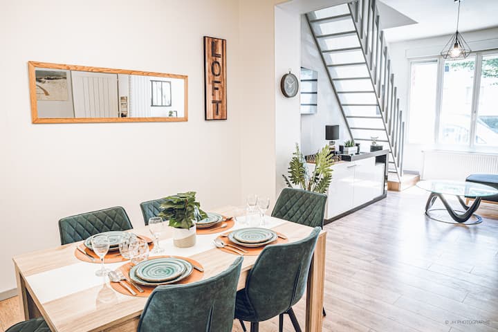Beau Duplex 95m² (T6) Avec Terrasse , Proche Plage - Le Havre