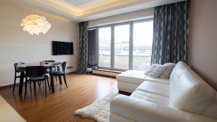 Ustroń, Zeta Park - Apartament 25c/12 Sun&snow - Ustroń