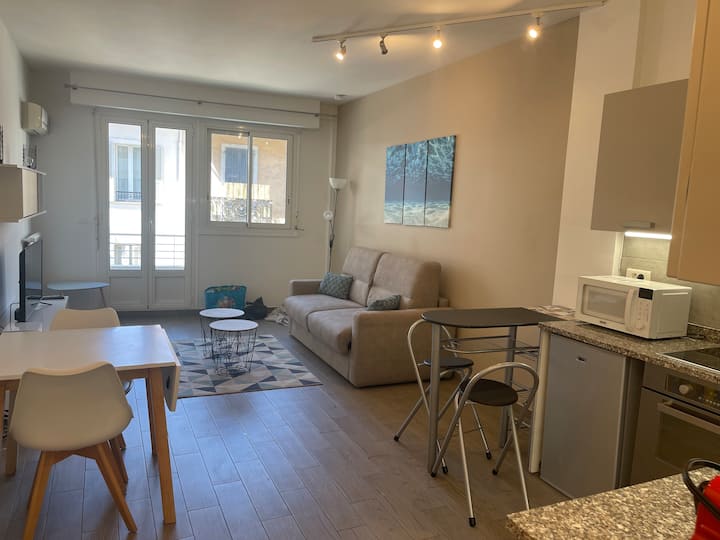 Nice Grand Studio - Proche Mer-negresco-climatisé - Nizza