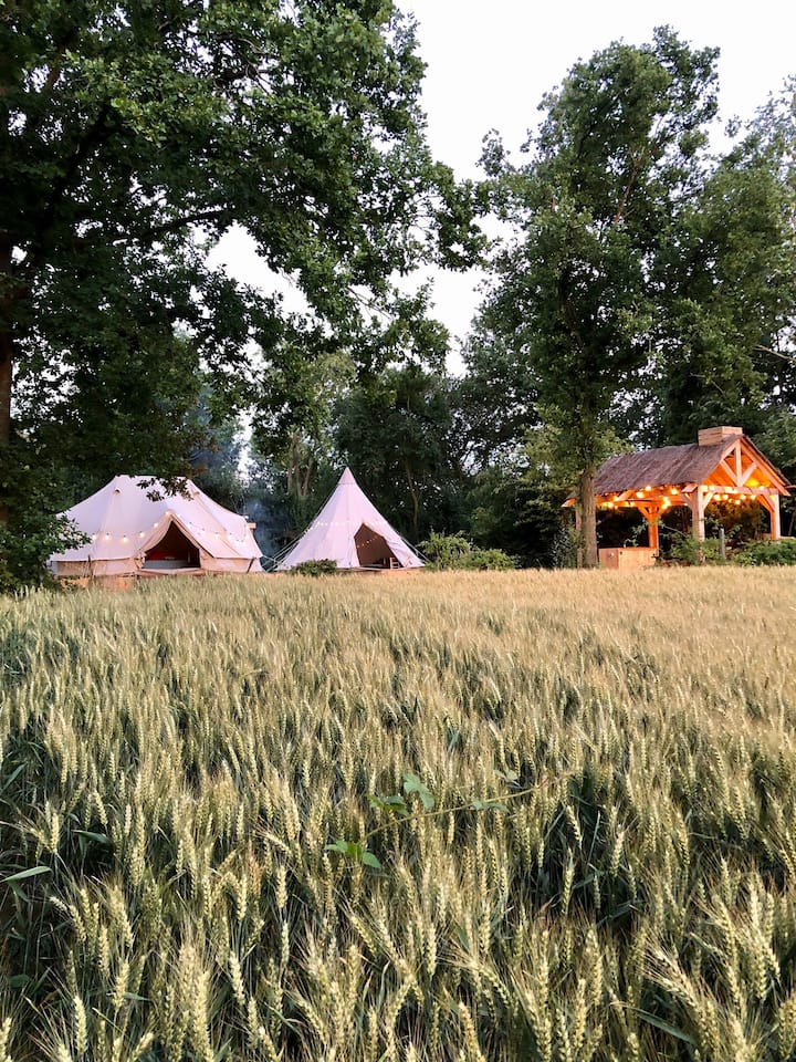 Cowcooning: Les Tentes Familiales Du Faisan - Lovanio