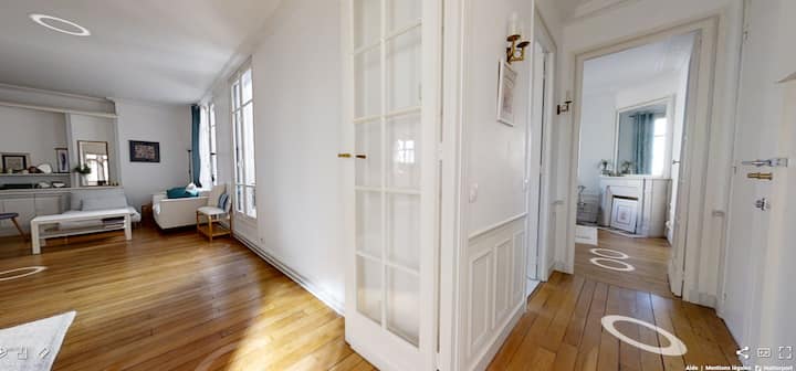 Grand Appart Cosy Nation 12e- 57m2 (1 Chambre) - Paris