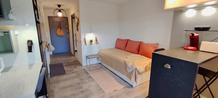 Manhattan Studio Clim Balcon Park Nord Montpellier - Grabels