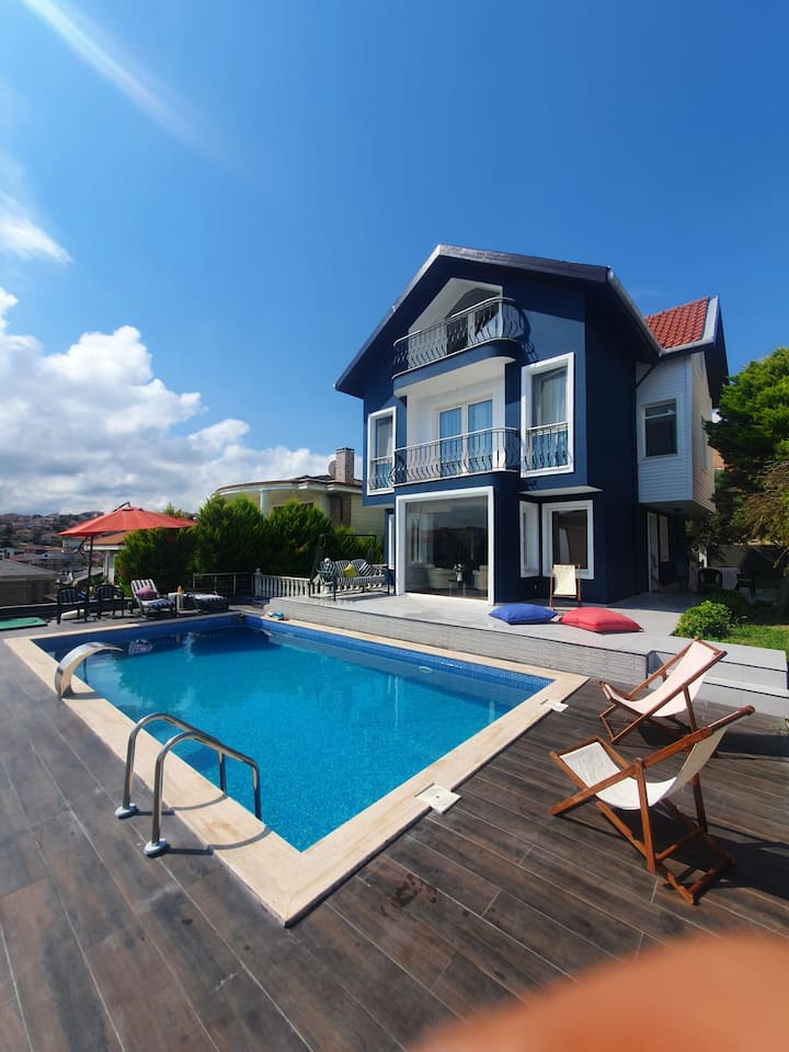 Navy Blue -Next To Beach Villa In Sile/istanbul - Şile