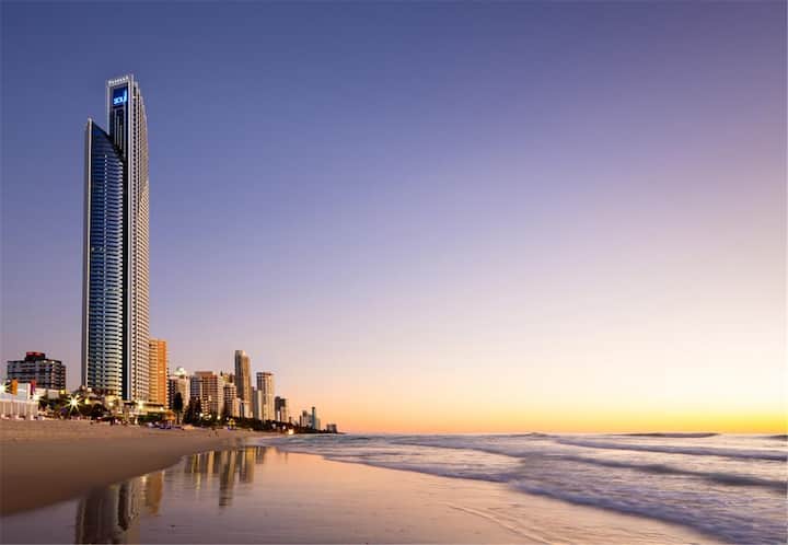 ♦Soul Luxury Ocean 25f 2bdr *Parking/wi-fi/netflix - Surfers Paradise