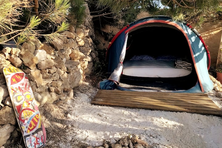 Tents In Atlantic Eden: The Nature Reserve. - Vimeiro