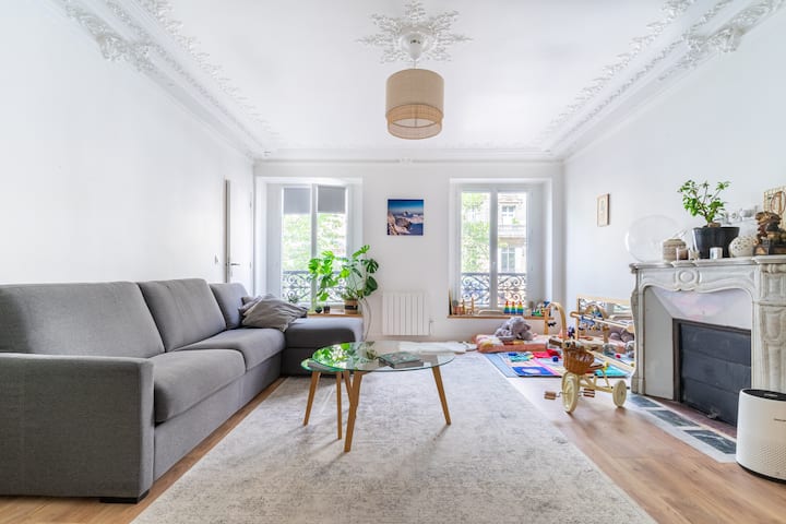 🐣 Baby Friendly 70sqm Apartment In Downtown Paris - Paris